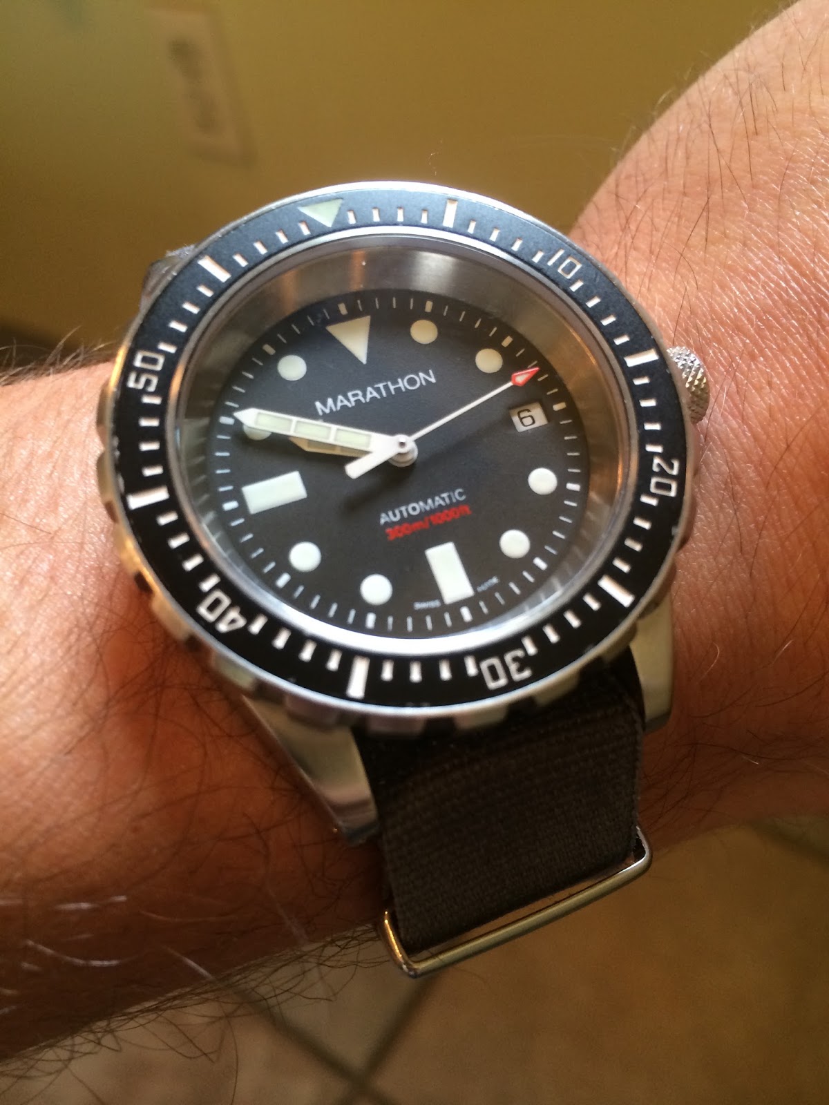 BottomTimer: The Last Great Issued Diver's Watch: The Marathon GSAR