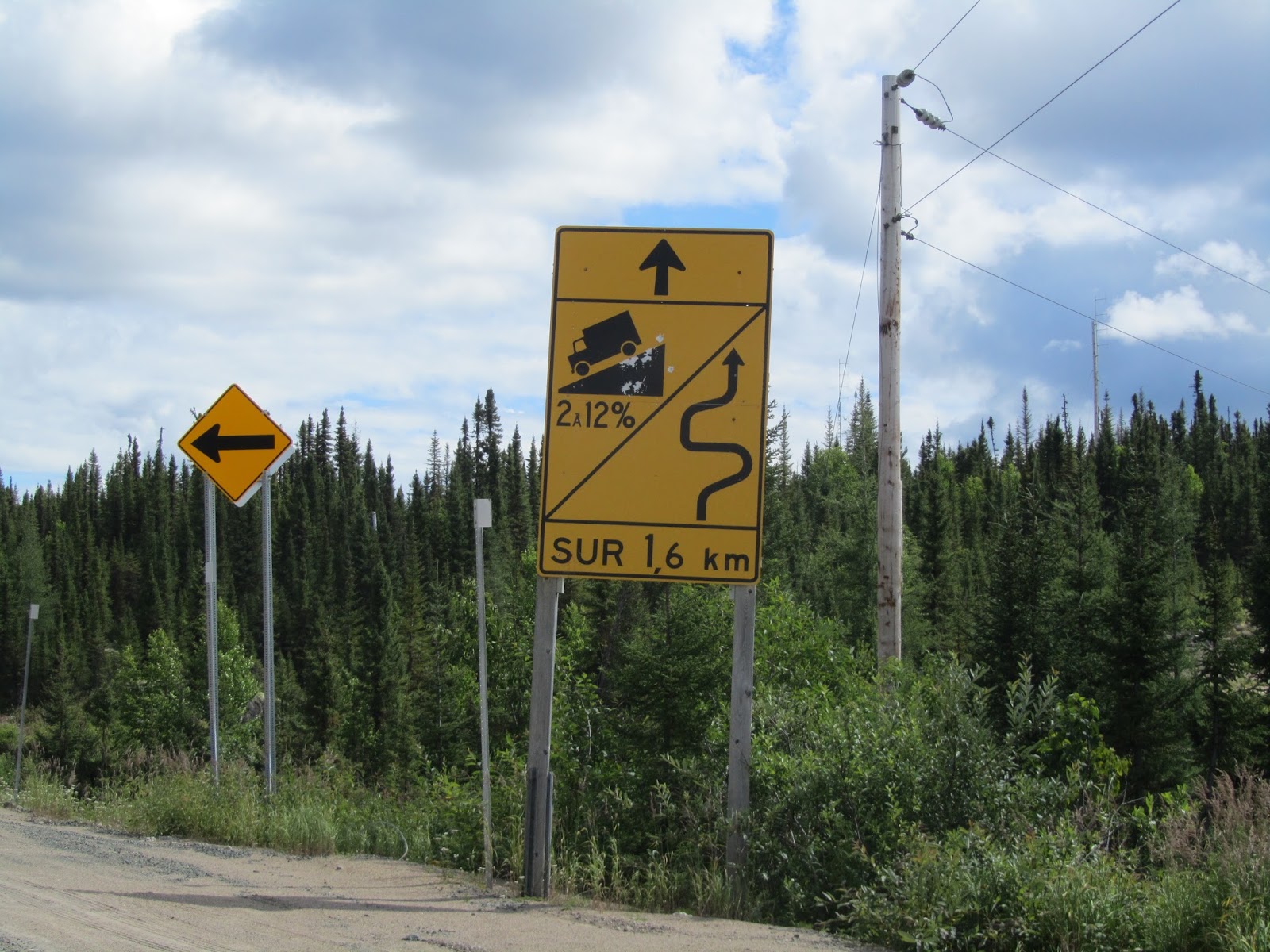 Lise et Pierre sur la route: Route 389 et ses 419 courbes