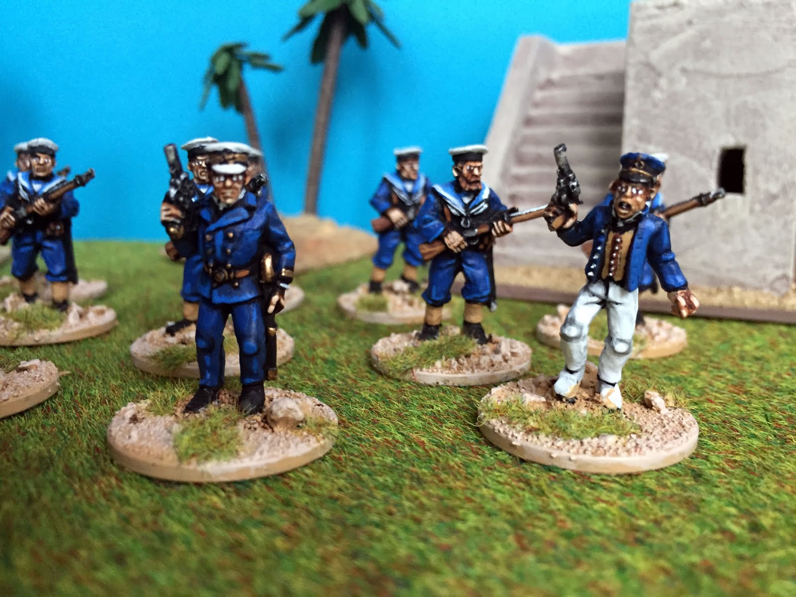 The Queens Shilling : 28mm Copplestone Victorian British Sailors
