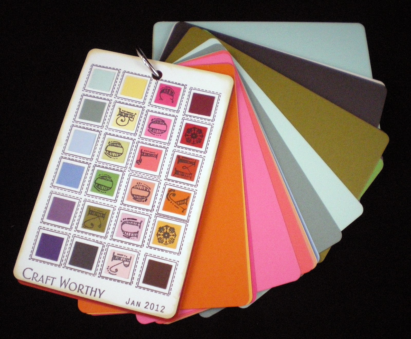Rainbow Gardens: Ink & Card Stock Swatch Books