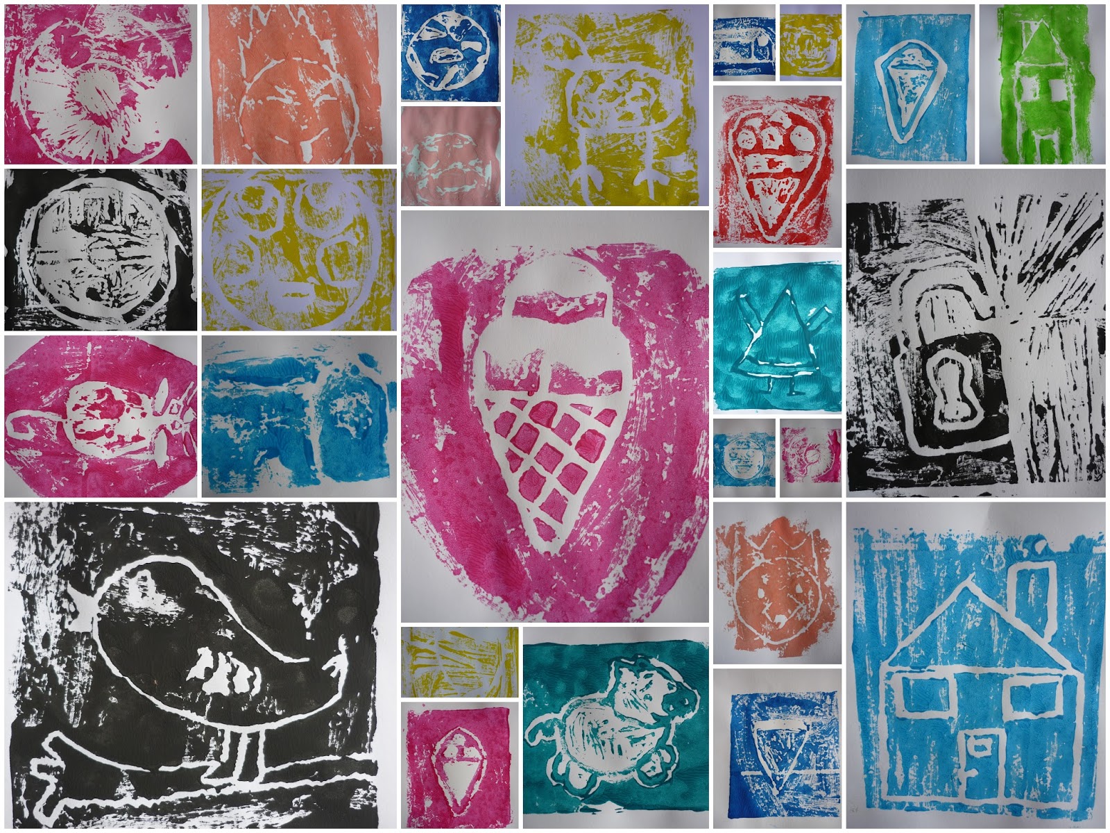 De Boomgaard 5A: M.O. Beeldopvoeding: Linosnede