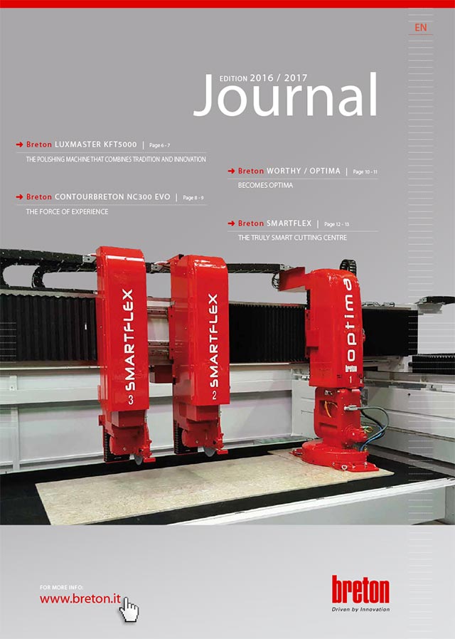 Breton Journal for MARMOMACC 2016 is ready for you ~ Fabshop machines