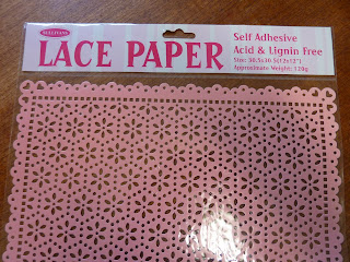 born again creations: 21. Fabric Prints using Lace Paper