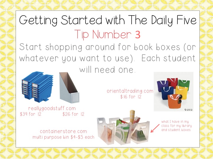 School Is a Happy Place: The Daily Five: Getting Started
