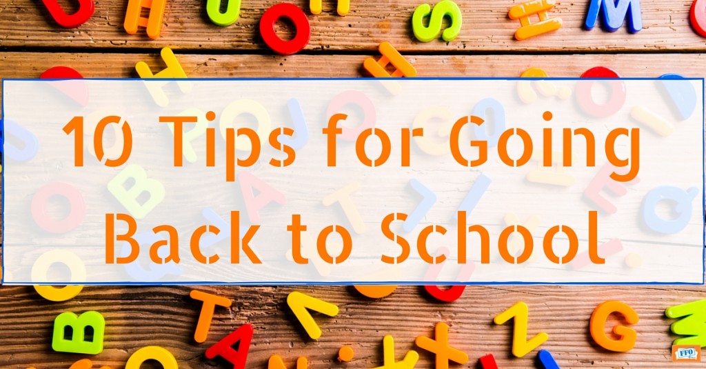 A Concord Pastor Comments: Ten tips for going back to school!