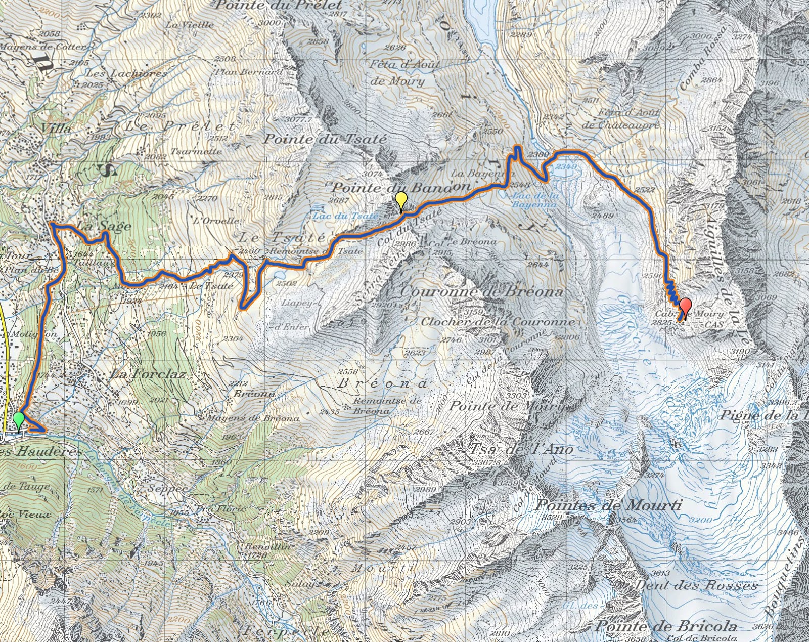High Pressure Adventures: September 1st, 2012 - La Sage - Cabane de Moiry