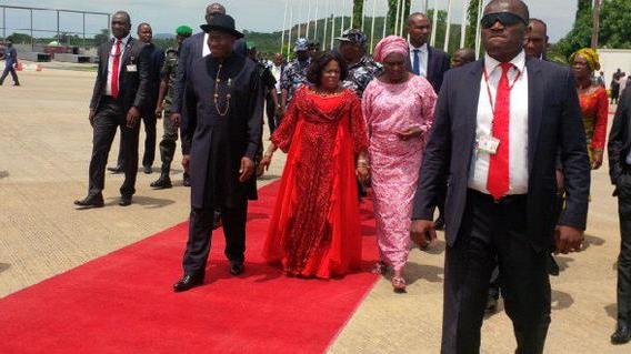 Photo: As former president Jonathan & wife leave Abuja for Otuoke
