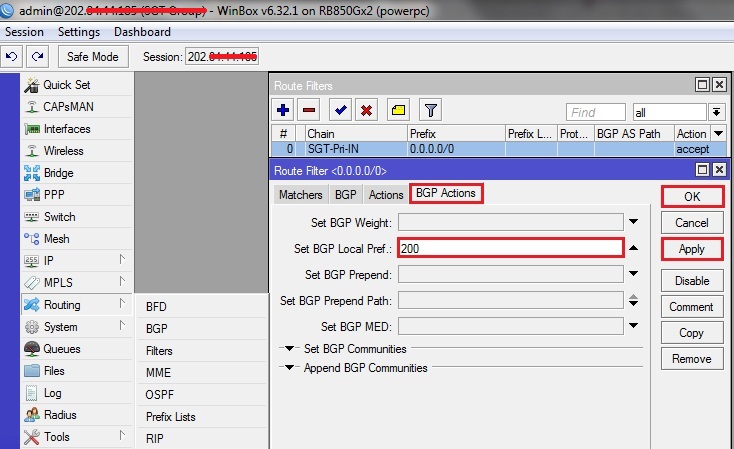 Life Is Routing: Mikrotik | BGP Configuration