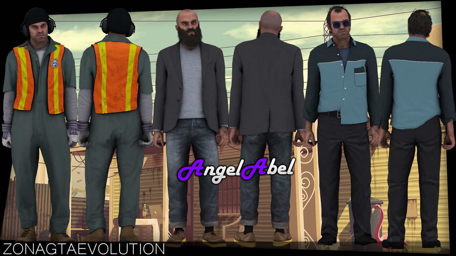 ZonaGTAEvolution: [GTASA] Pack de Skins de GTA V