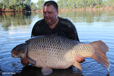 New world record common carp from Rainbow Lake 91lb