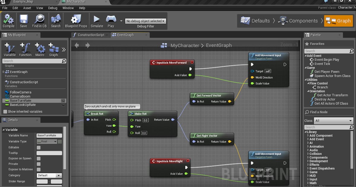 Romero Blueprints Blueprint Editor Overview 
