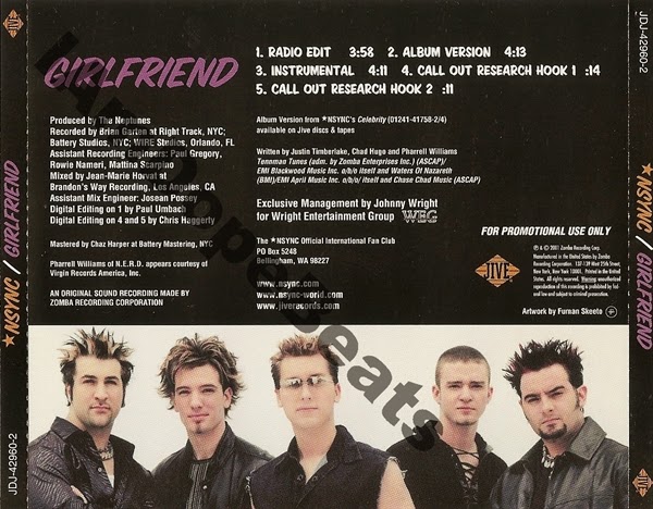 iAmDopeBeats Catalog: *NSYNC - Girlfriend [Promo CD Single]