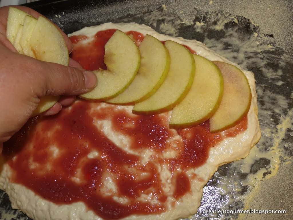 Great Lent Gourmet: Day 35: Vegan Blush Apple Pizza Tart Using Artisan ...