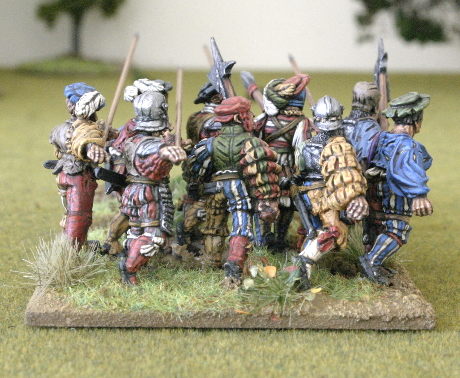 Painting Landsknechts: Basing Landsknecht Pike
