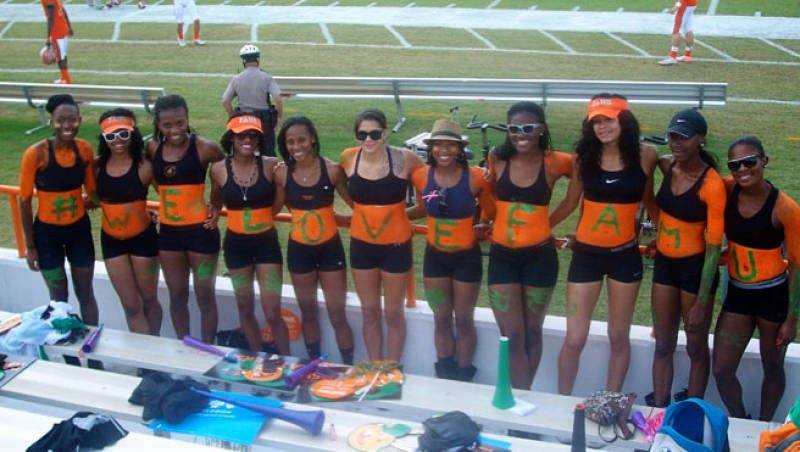 Rattler Nation: Women's track team shows spirit