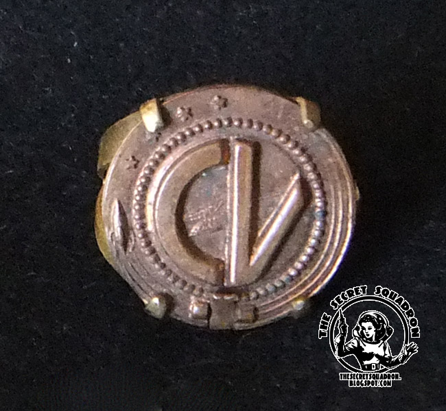 The Secret Squadron: Captain Video "Secret Seal" Ring (1951)