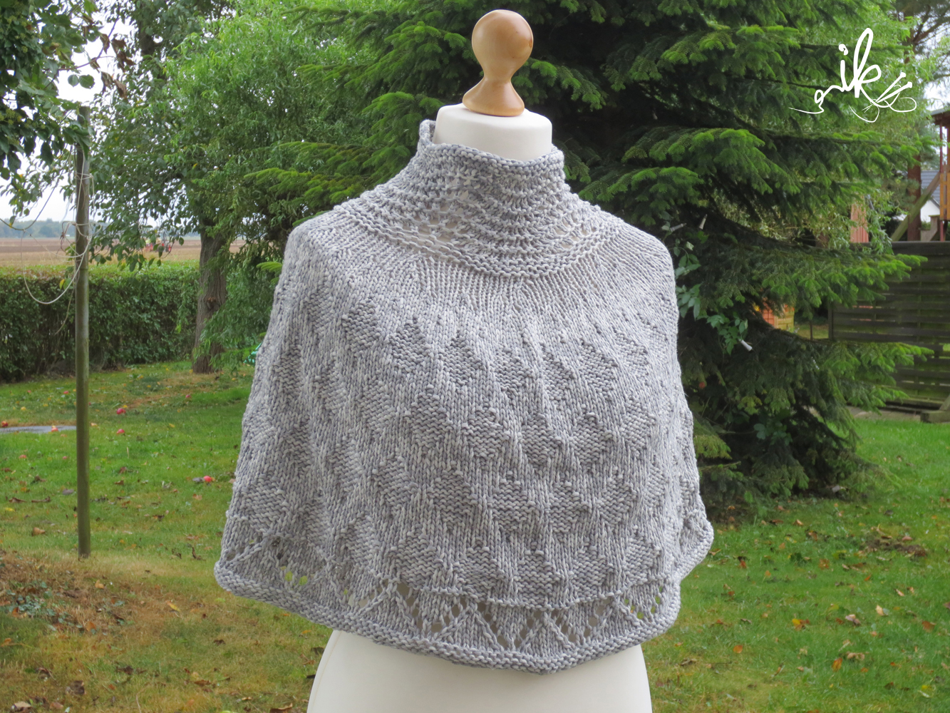 Schulterwärmer Diamond - Strickanleitung