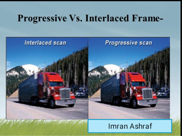 LED TV Software's: Progressive and Interlaced Scanning