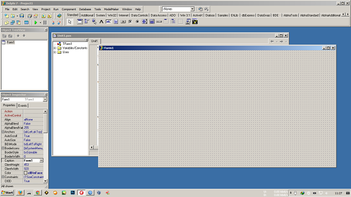 Tutorial Delphi: Cara Membuat Form Delphi 7