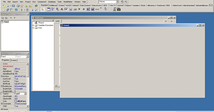 Tutorial Delphi: Cara Membuat Form Delphi 7