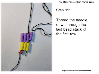 Brick Stitch Bead Patterns Journal: Two Row or Peyote Start Three Drop ...