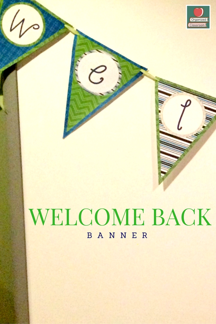 Classroom Freebies Too: DIY Welcome Back Banner Freebie