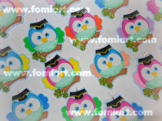 - Moldes Gratis : Buho, distintivo para graduaciones. (LINK CORREGIDO ...