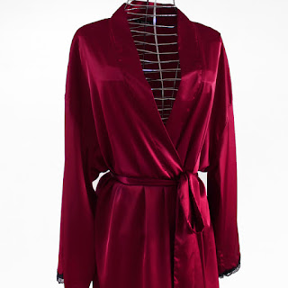 Wrapping Bathrobe Belt With Long Sleeve For Woman Night 2018