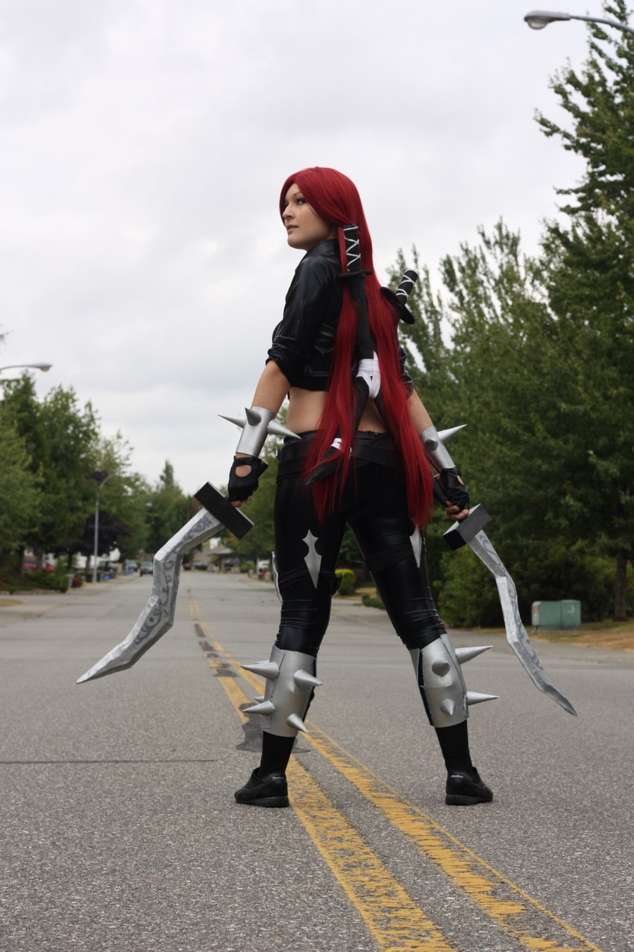 League of Legends Online: Katarina In The Highway Cosplay