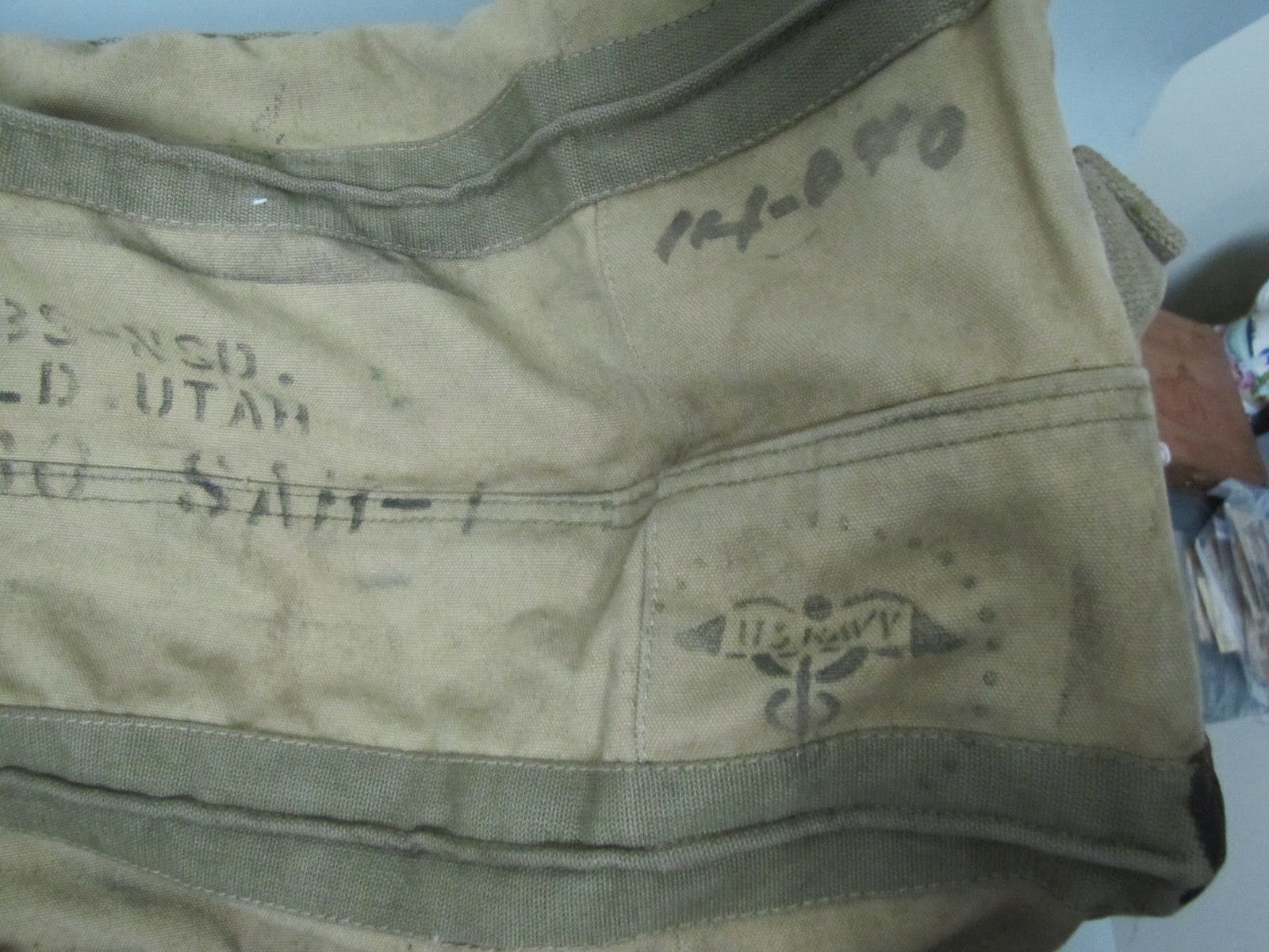 Webbingbabel: WWII USN / USMC Medic Corpsman Backpack