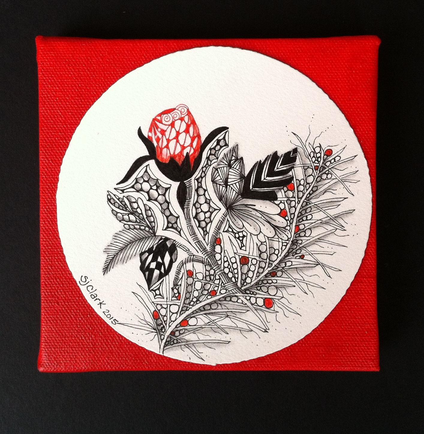 Tangled Ink Art : 65 Roses