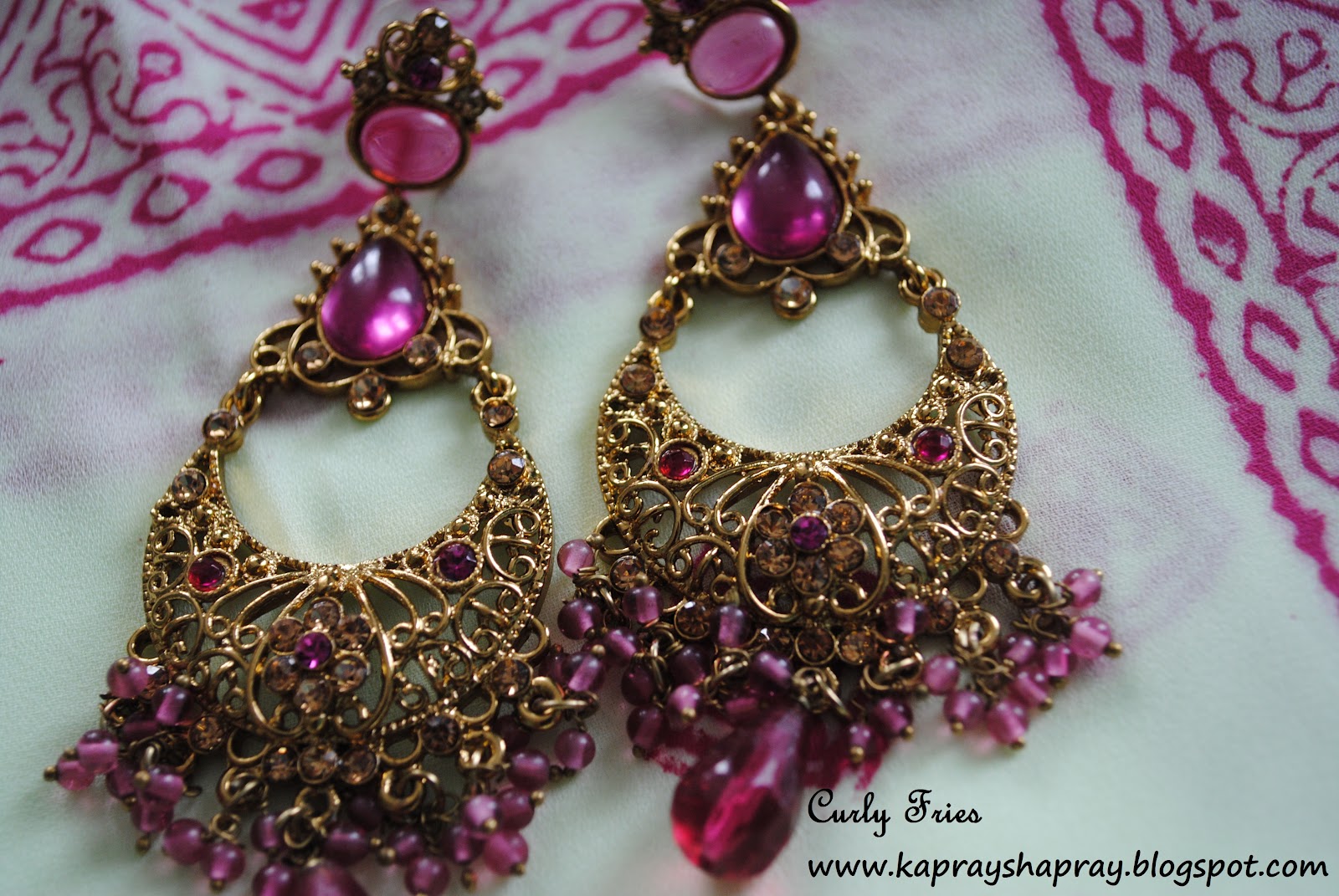 Curly Fries: Dholki Night #3: Pinks and Yellows
