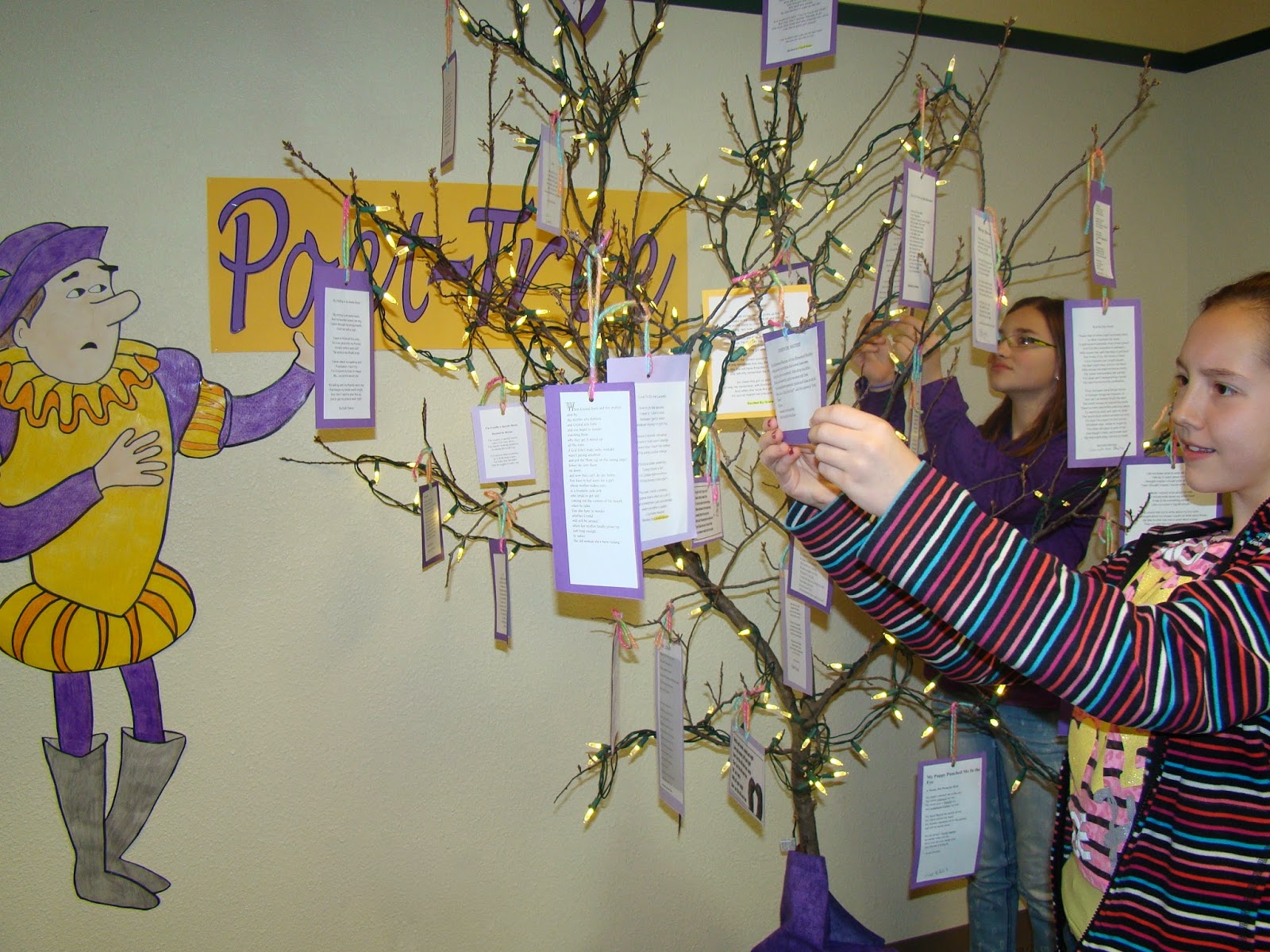 A Full Classroom: Our Poet-Tree