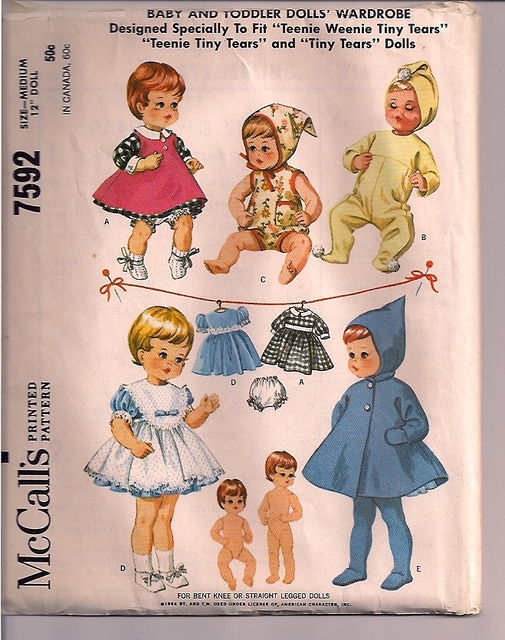 Dolls and Pretty Things: Sewing for Little Sister Cinnamon with McCalls ...