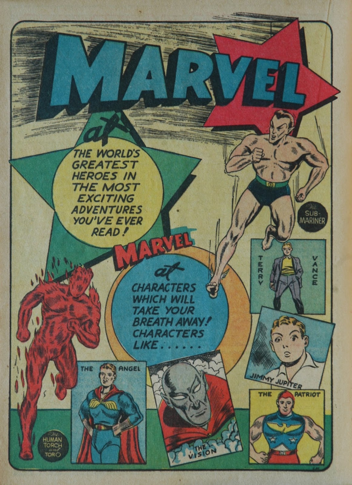 BOOKSTEVE'S LIBRARY: WWII Era Timely Comics Ads