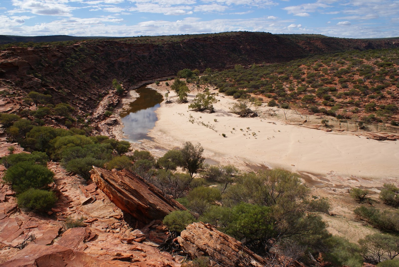 Amelia the explorer: Kalbarri, Western Australia