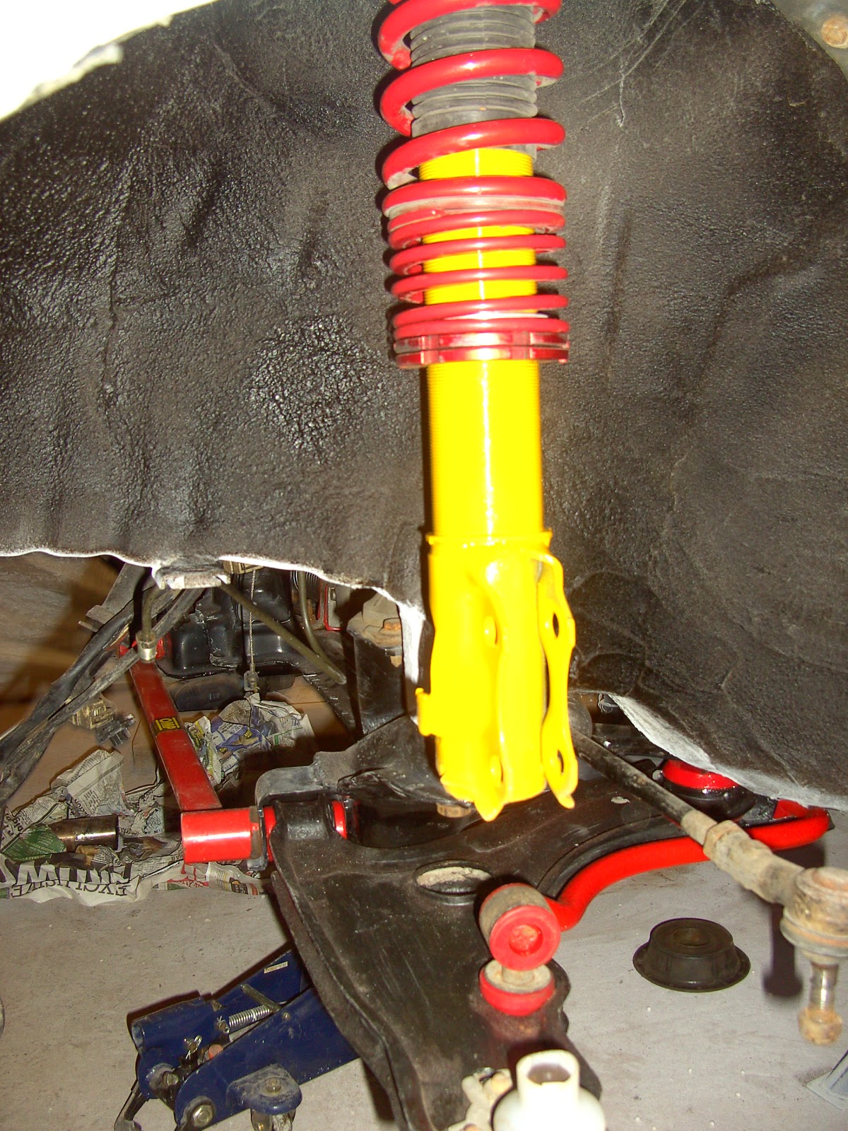 Golf MK2 re-build: front subframe