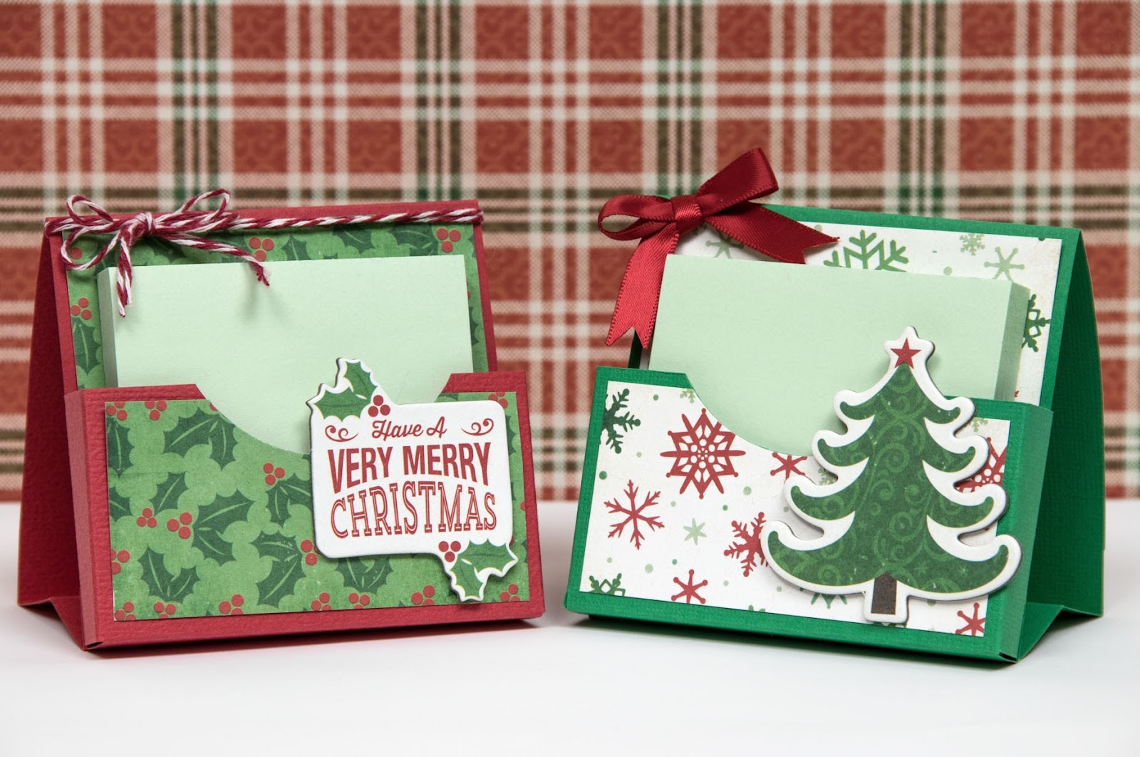 The Paper Boutique: Christmas Sticky Note Holders