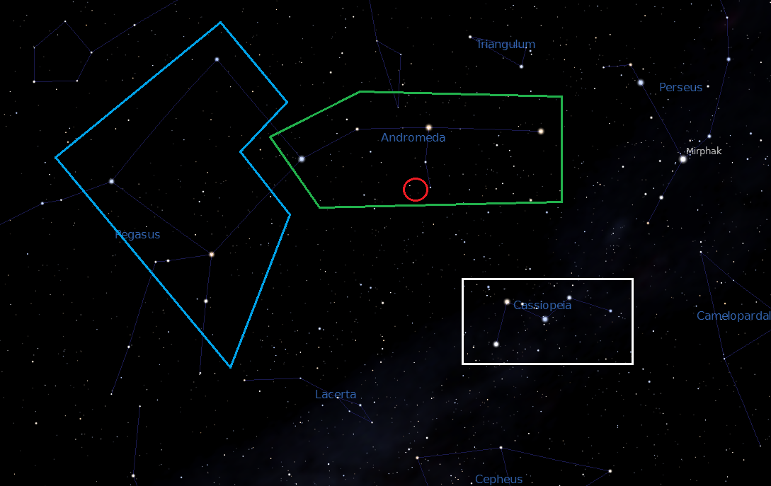 Rabwah Amateur Astronomy Club, Pakistan: How to Locate Andromeda Galaxy ...