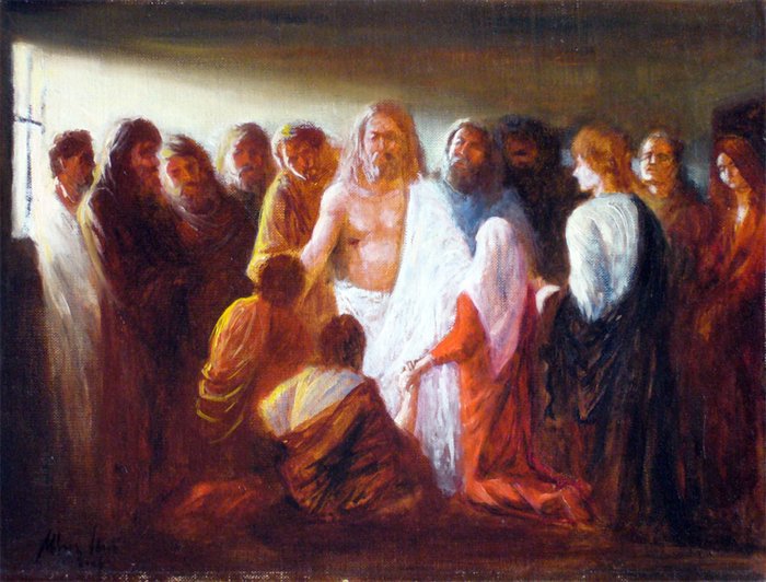 Jesus meets the disciples after the resurrection · LA PAGINA DI SAN ...