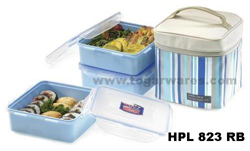 Jual lunch box set lock n lock tempat makan plastik lock & lock