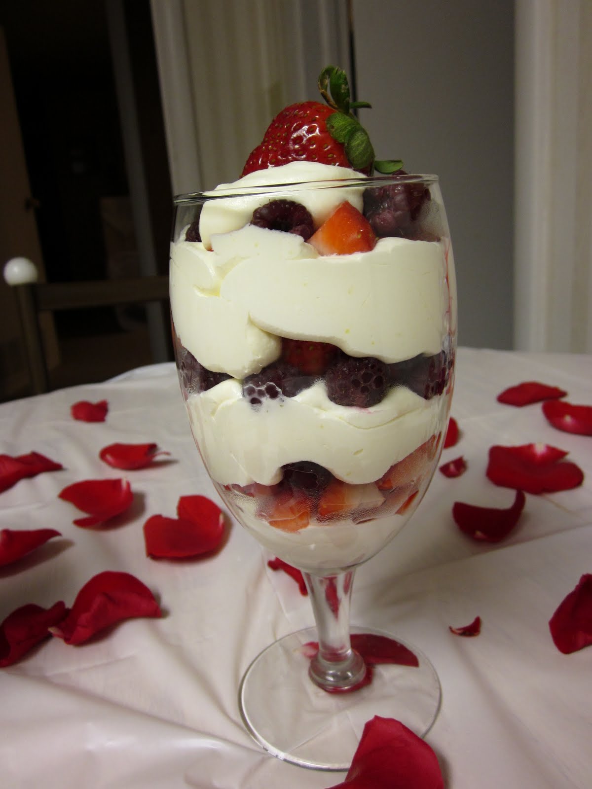 White Chocolate Parfaits - Mower Cooking