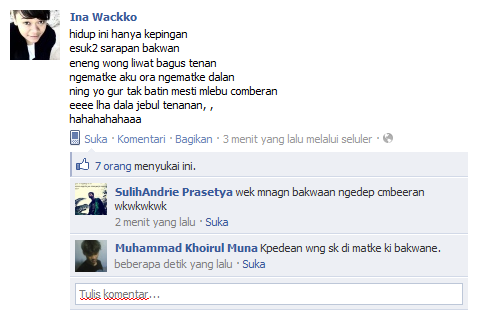 Status Alay Facebook Terbaru | cadas