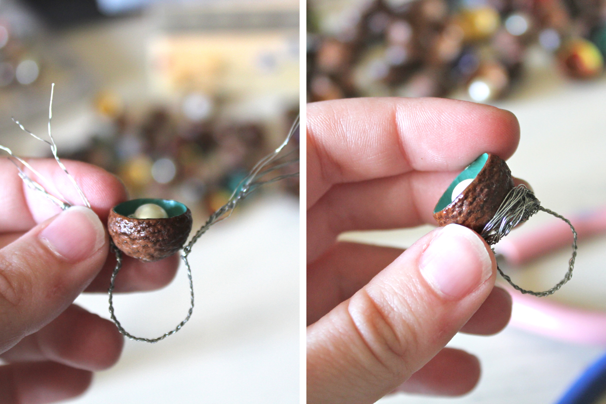 Crafting on a Budget: DIY: Acorn Ring