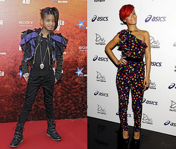VIPs & CHICs: Willow Smith e sua semelhança com Rihanna.