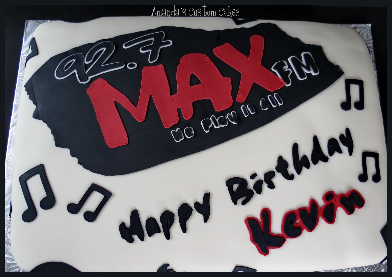 Amanda's Custom Cakes: Radio DJ cake