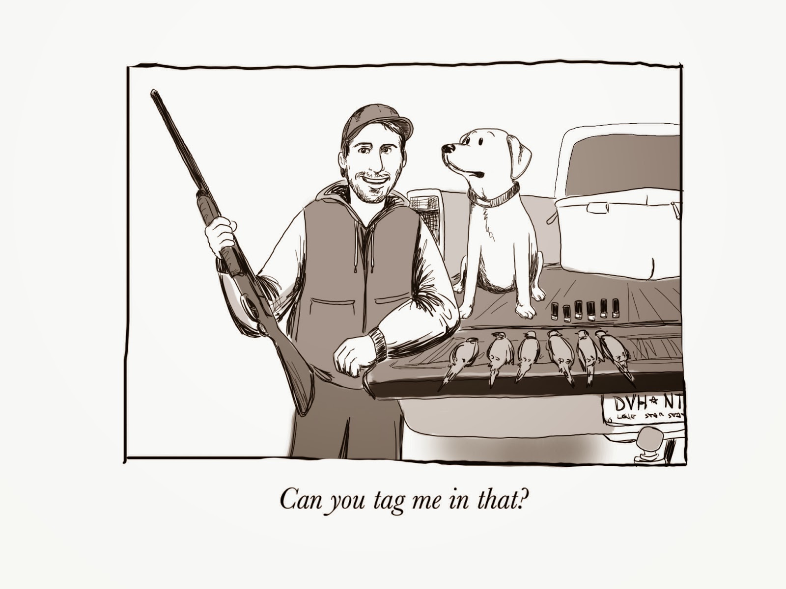 The Broken Compass Journal: Dove Hunting Cartoons