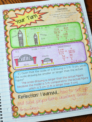The Best of Teacher Entrepreneurs III: 7th Grade Math Interactive Notebook