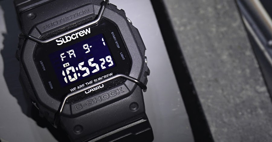 SUBCREW 再次攜手 CASIO 推出聯名款 G-SHOCK ! - STREET SENSE