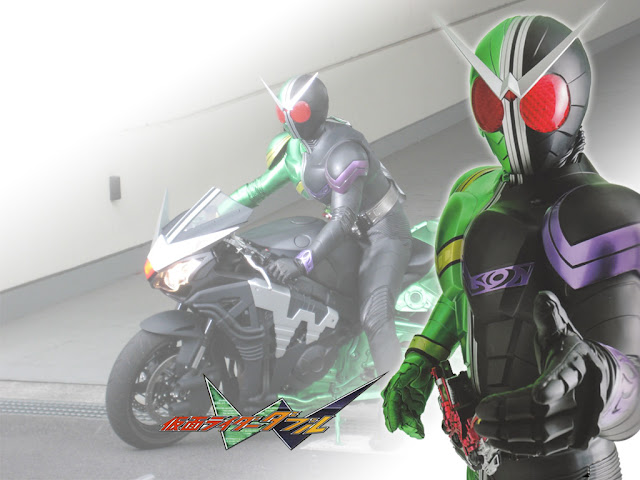Kamen Rider W (Cyclone Joker) - Tokusatsu Wallpaper